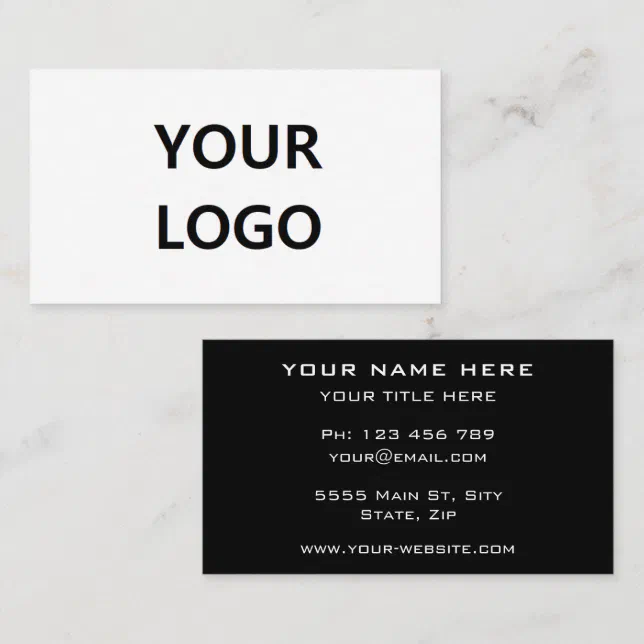Custom Made Your Own Design Business Card | Zazzle