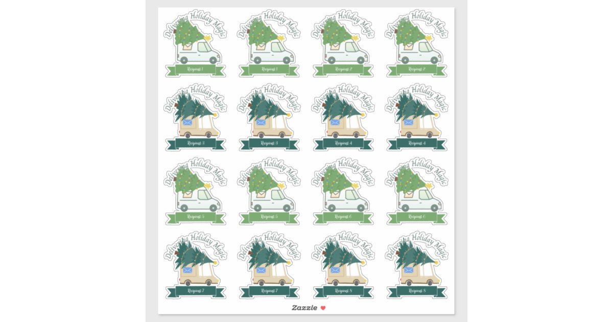 Custom Mail Delivery Decals for Mugs | Zazzle