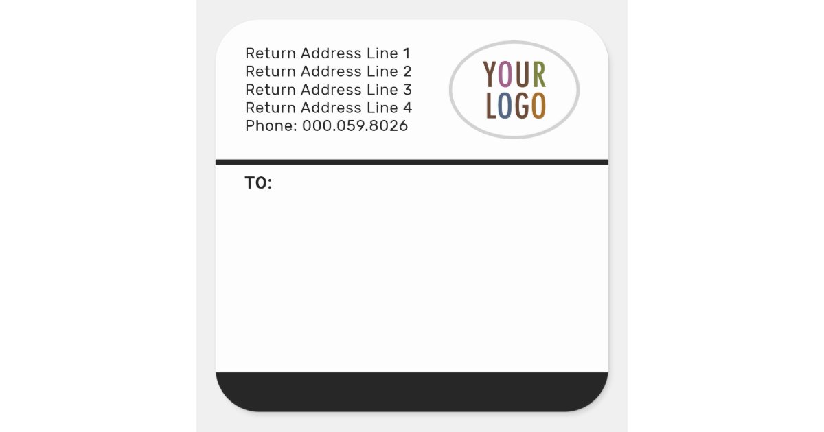 Custom Mailing Shipping Labels Logo Return Address | Zazzle Custom Mailing Shipping Labels Logo Return Address | Zazzle