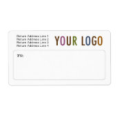 Custom Mailing Shipping Labels with Company Logo | Zazzle