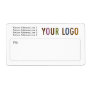 Custom Mailing Shipping Labels with Company Logo | Zazzle