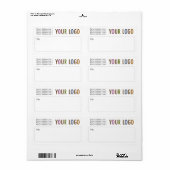 Custom Mailing Shipping Labels with Company Logo | Zazzle