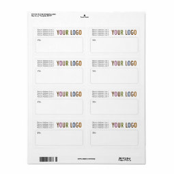 Custom Mailing Shipping Labels with Company Logo | Zazzle