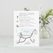 Custom Map Invitation Enclosure Card for ABBY | Zazzle