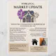 Custom Market Update Real Estate Door Knocking Flyer | Zazzle