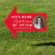 Custom Marketing Open House Real Estate Red Sign | Zazzle