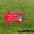 Custom Marketing Open House Real Estate Red Sign | Zazzle