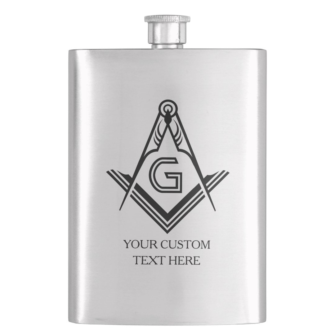 Custom Masonic Gifts | Freemason Gift Ideas Hip Flask | Zazzle