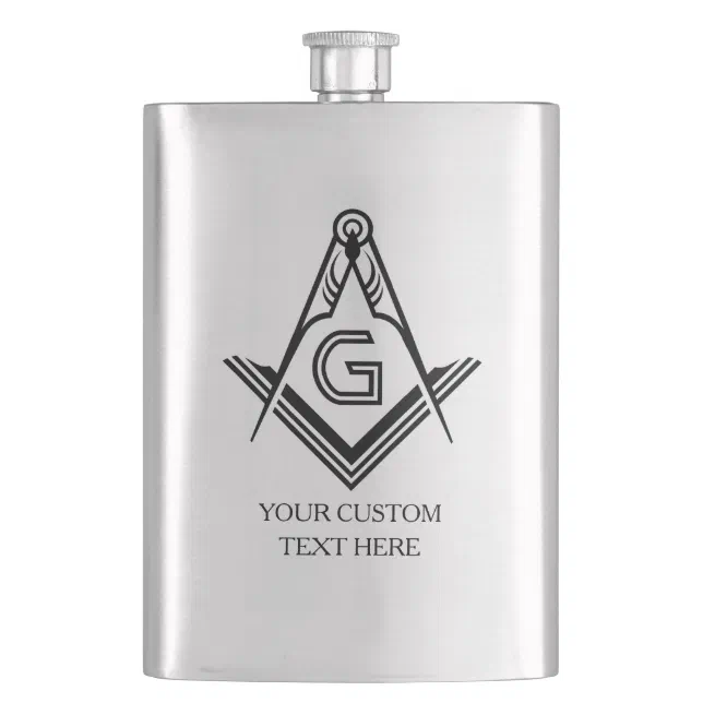 Custom Masonic Gifts | Freemason Gift Ideas Hip Flask | Zazzle