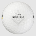 MASONS Custom Wilson Ultra 500 Distance Golf Balls | Zazzle.com