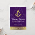 Custom Masonic Invitation Templates | Grand Lodge | Zazzle