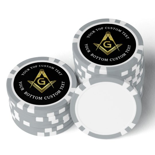 Custom Masonic Poker Chips | Square and Compass | Zazzle.com