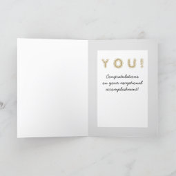 Custom Master's degree Congratulations card | Zazzle
