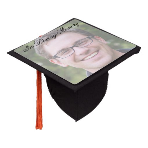 Custom Memorial In Loving Memory Simple Keepsake Graduation Cap Topper ...