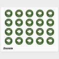 Custom Merry Christmas stickers with cute sheep | Zazzle