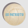 Custom Message Distressed Volleyball Car Magnet | Zazzle
