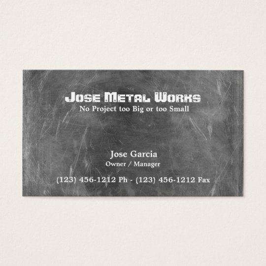Custom Metal Works Business Card | Zazzle.com