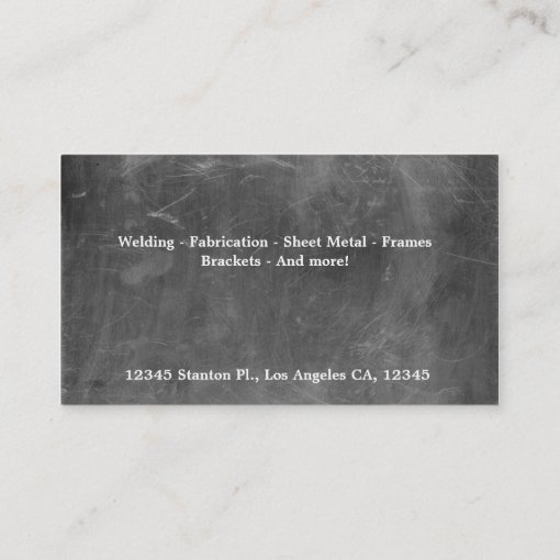 Custom Metal Works Business Card | Zazzle