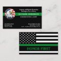 Custom Military Police Federal Border Patrol Logo Business Card | Zazzle