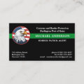 Custom Military Police Federal Border Patrol Logo Business Card | Zazzle