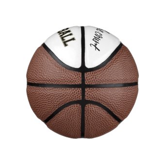 Custom Mini Basketball | Zazzle