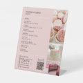 Custom Minimal Bakery Confectionery Cake Shop Pedestal Sign | Zazzle