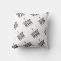 Custom Minimalist Personalized Company Branded Throw Pillow | Zazzle