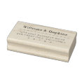 Custom Minimalist Professional Return Address Rubber Stamp | Zazzle