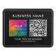 Custom Modern Business Logo QR Code Template Hitch Cover | Zazzle