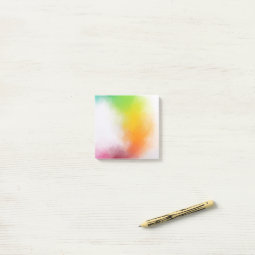 Custom Modern Colorful Abstract Art Template Post-it Notes | Zazzle