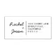 Custom Modern Cute Couple Return Address Stamp | Zazzle