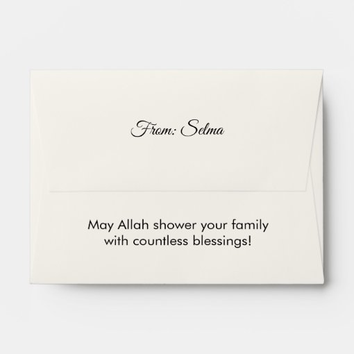 Custom Modern Eid Money Card Envelopes | Zazzle