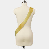 Custom Modern Faux Gold Glitter Elegant Glamour Sash | Zazzle