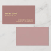 Custom Modern Gold Name Text Elegant Template Business Card | Zazzle