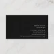 Custom Modern Professional Black Geometric Pattern Business Card | Zazzle