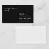 Custom Modern Professional Black Geometric Pattern Business Card | Zazzle
