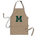 Custom monogram aprons for men women and kids | Zazzle