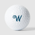 Custom Monogram Bold Script Golf Balls | Zazzle