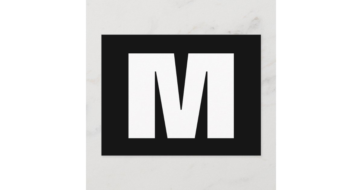 Custom monogram change of address moving postcards | Zazzle