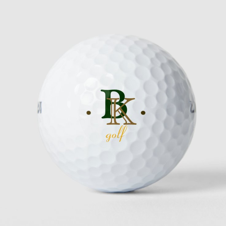 custom monogram golf balls | Zazzle