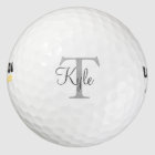 Monogram Personalized Golf Balls | Zazzle.com