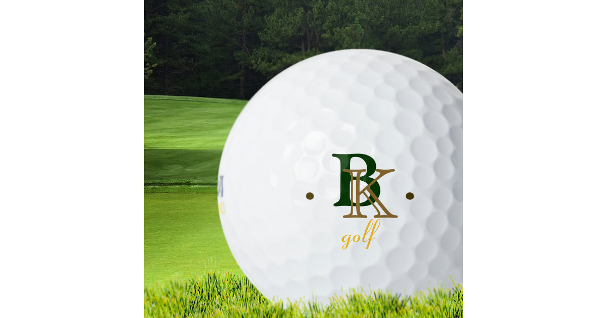 custom monogram golf balls | Zazzle