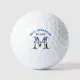 Custom Monogram Name Best Granddad by Par Golf Balls | Zazzle
