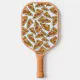 Custom Monogram Pizza Pattern Pickleball Paddle | Zazzle