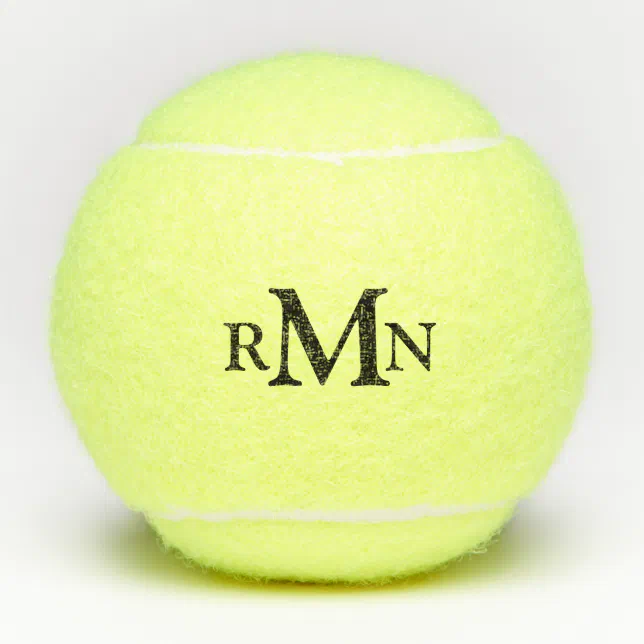 Custom Monogram Tennis Ball | Zazzle