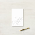 Custom monogram watermark notes | Zazzle