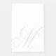 Custom monogram watermark post-it notes | Zazzle