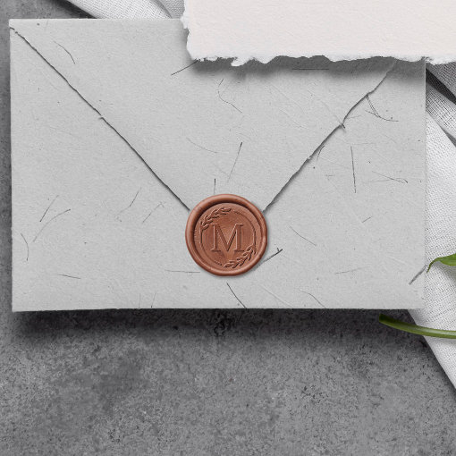 Custom Monogram Wax Seal Stamp | Zazzle
