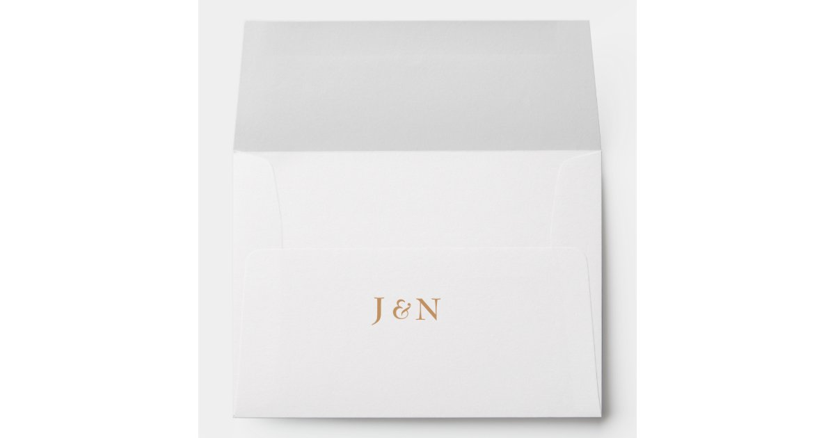 Custom Monogrammed Envelope | Zazzle
