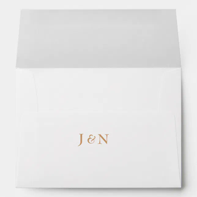 Custom Monogrammed Envelope | Zazzle